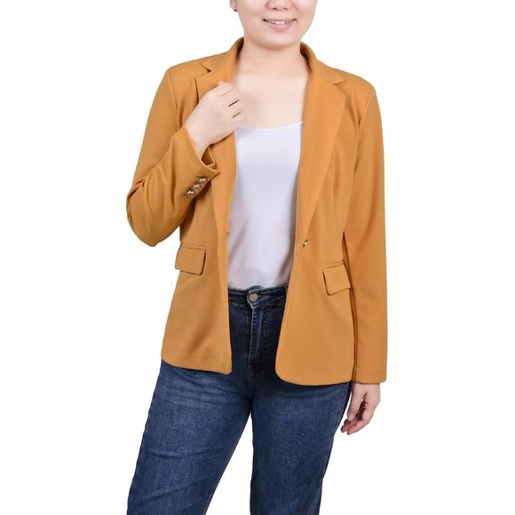 NY Collection | Jackets & Coats | Ny Collection Petite Womens Long ...